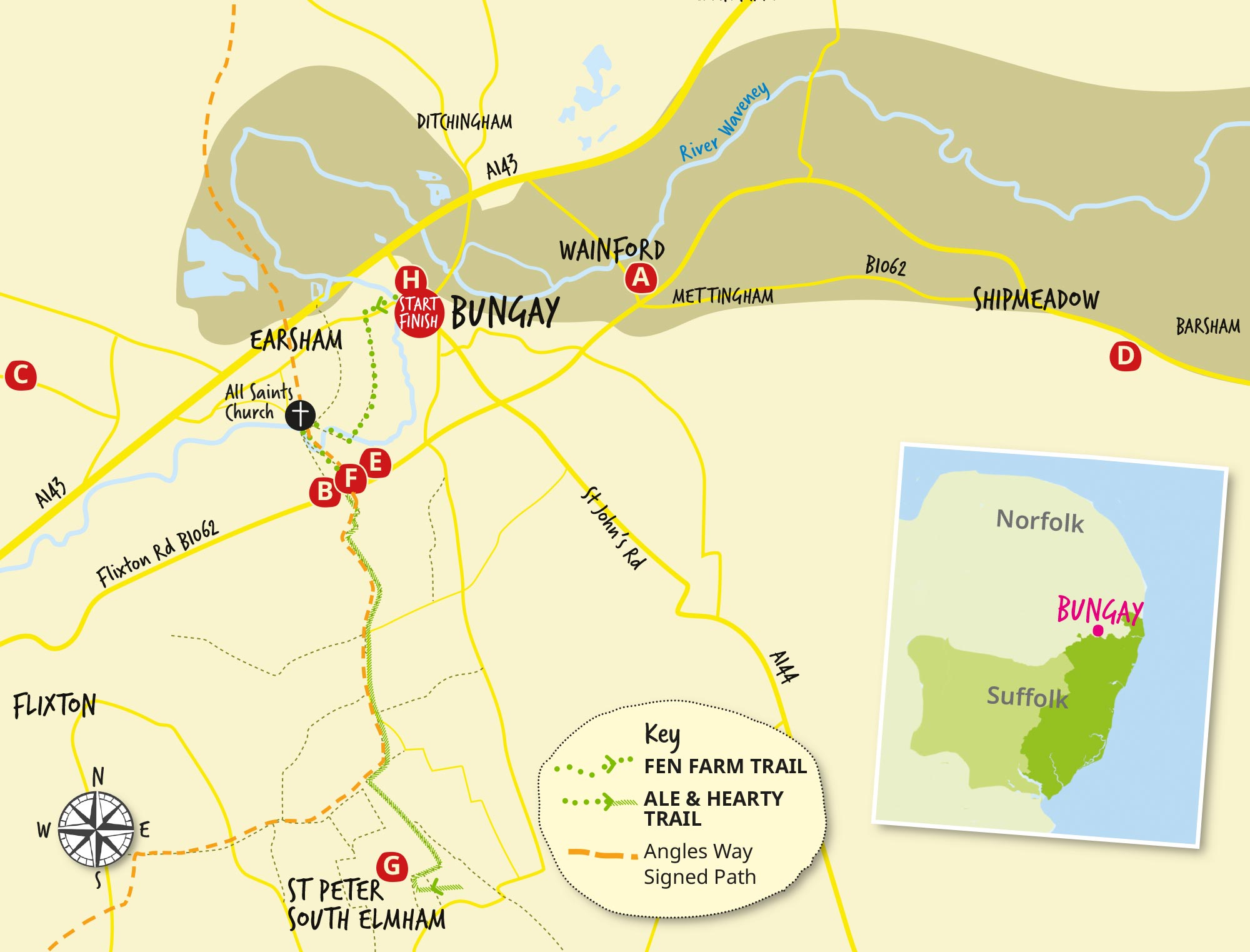 Bungay Food & Drink · Farm & Fen Walk